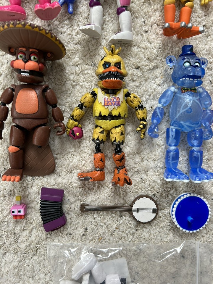 Five Nights At Freddy's Fnaf Figures Bundle Job Lot Complete Figs And ...