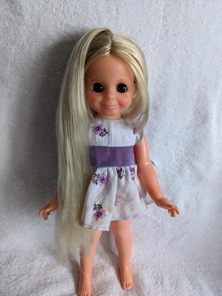 Vintage 1970 Ideal Velvet Doll Original Outfit Beauty Braider version ...