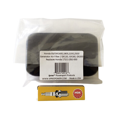 Air Filter for Honda Generator EB/EM 1600,1800,2200,2500 with SPARK ...