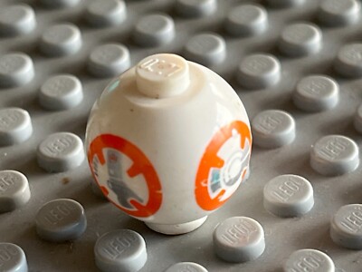 LEGO STAR WARS round sphere BB-8 Droid ref 20953pb01 / Minifig sw1034 ...