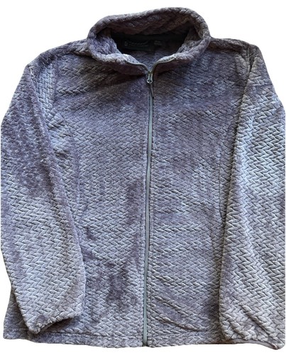 Free Country Fleece Full Zip Fuzzy Hiking Jacket Womens XXL Lavender ...