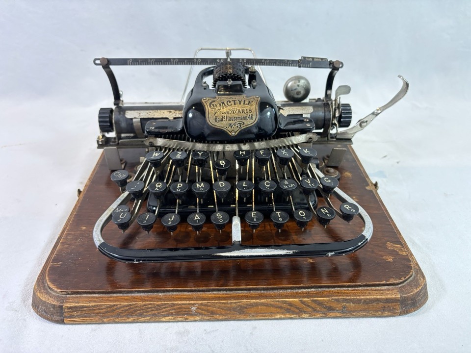 Machine To Typewriter Orchardgrass Paris No. 3 Typerwriter Years 1906 ...