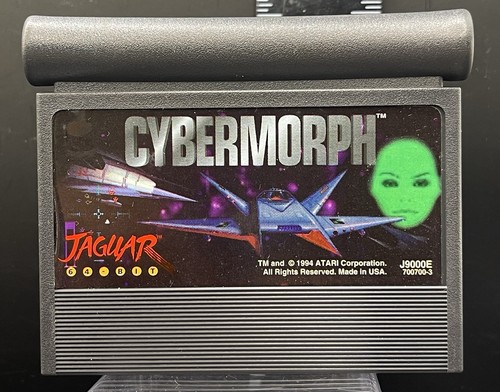 Vintage Atari Jaguar Cybermorph Video Game Cartridge | eBay