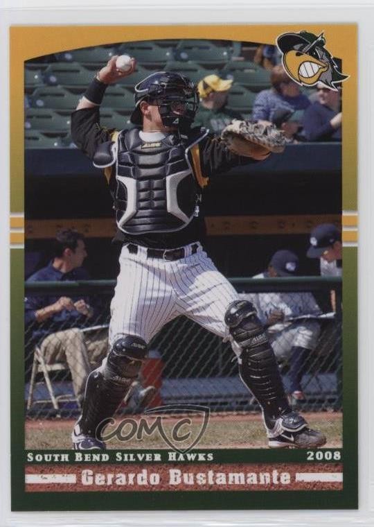 2008 Grandstand South Bend Silver Hawks - Gerardo Bustamante (RC) for ...