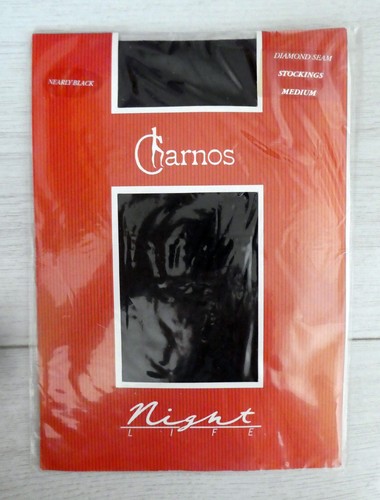 Fab Charnos Vintage 1980s 'Diamond Seam' Seamed Stockings: Nearly Black ...
