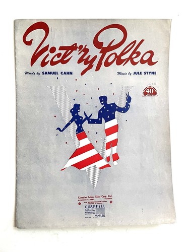 WW2 US American Sheet Music “Vict’ry Polka” Samuel Cahn Jule Styne | eBay