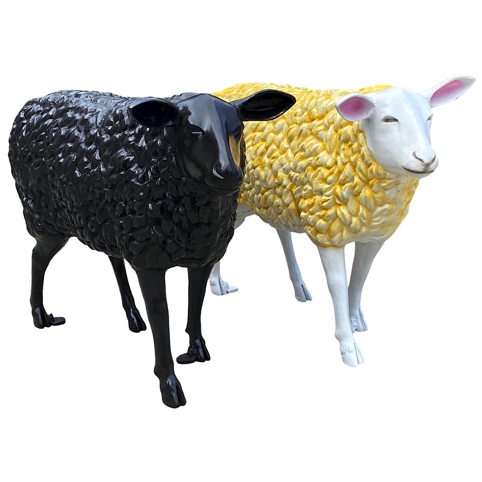 Life Size Sheep Statue Realistic or Bronze Finish 34 inches Tall | eBay