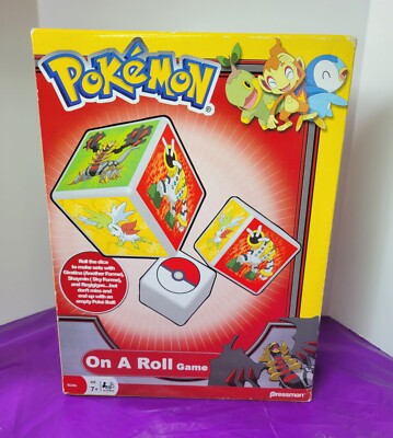 Pokemon Dice Game Pokemon "On A Roll " Match Game "Gotta Catch Em' All ...