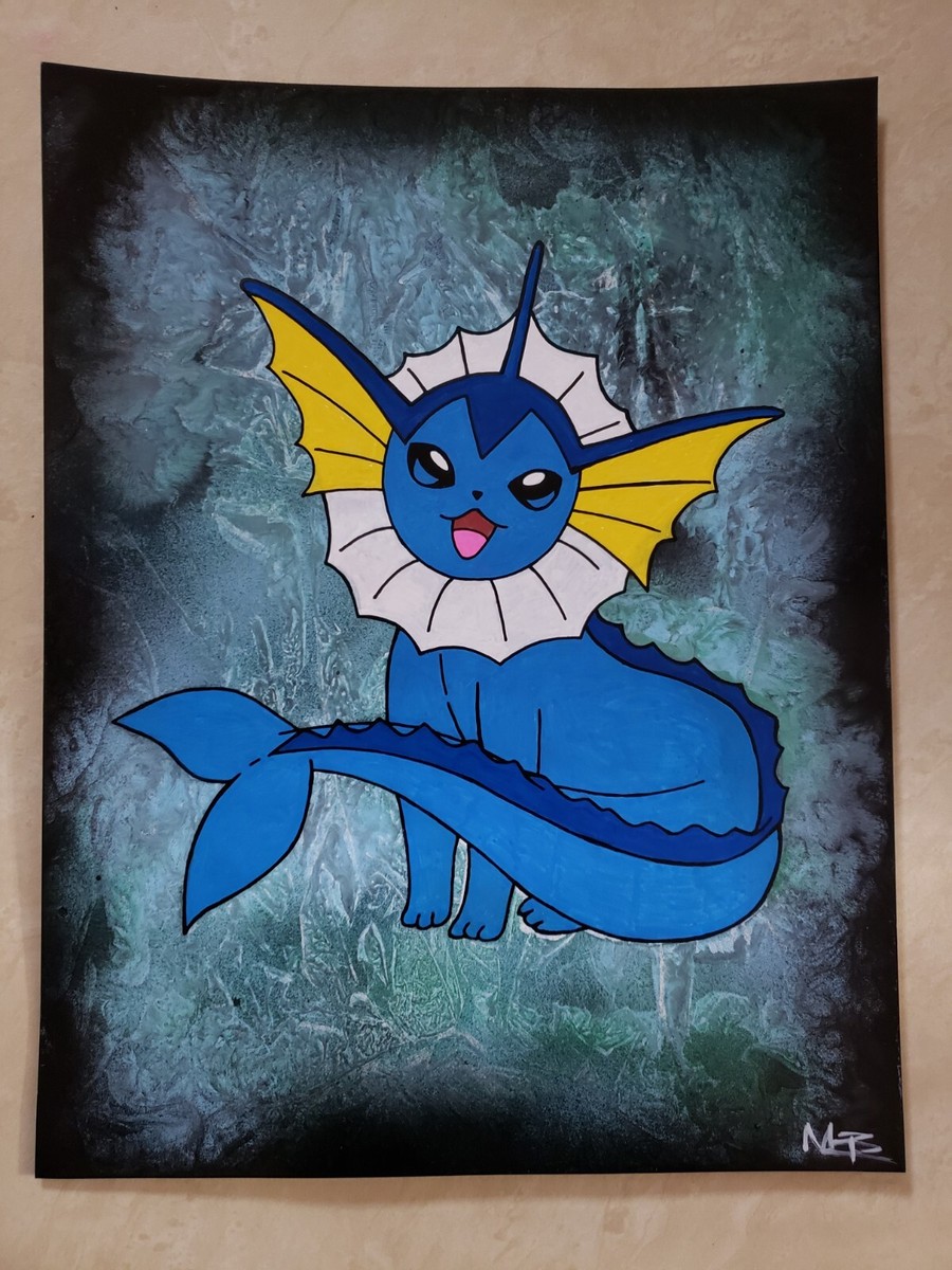 Vaporeon Pokemon Drawing Vaporeon (My Art) | Pokémon Amino