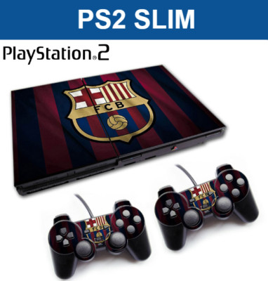 Football Sticker Skin For PS2 SLIM Console Wrap Vinyl + Controller | eBay
