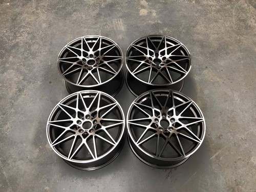 20" 666M M3 Competition Style Wheels Gun Metal Machined BMW E90 E92 F10 ...