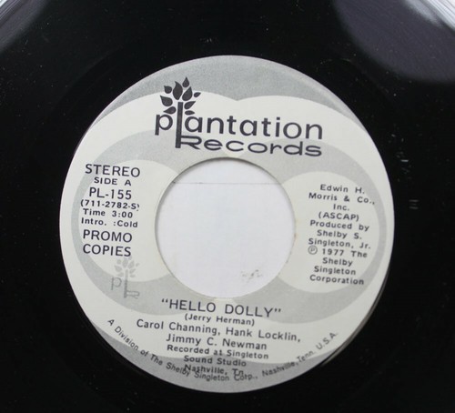 Country Promo 45 Carol Channing, Hank Locklin, JIMMY C.Newman - Hello ...