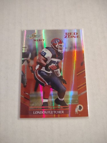 2007 Score Select Red Zone /30 London Fletcher #34 | eBay