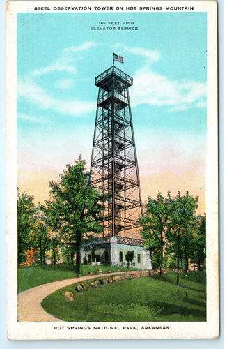 Observation Tower Hot Springs Mountain Hot Springs National Park ...