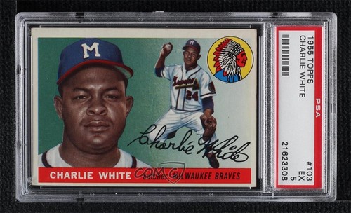 1955 Topps Charlie White #103 PSA 5 Rookie RC | eBay