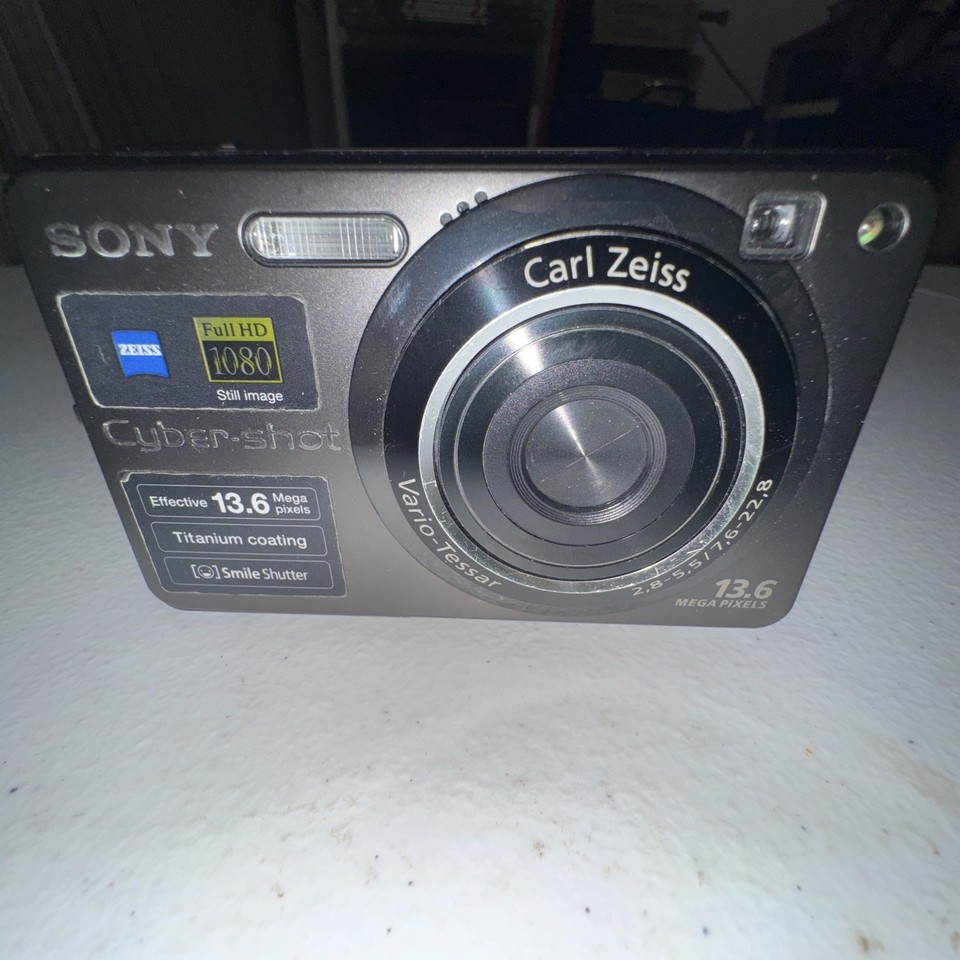 Sony Cyber-shot DSC-W300 Black 13.6MP Compact Digital Camera | eBay