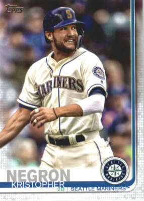 2019 Topps #638 Kristopher Negron Mariners | eBay