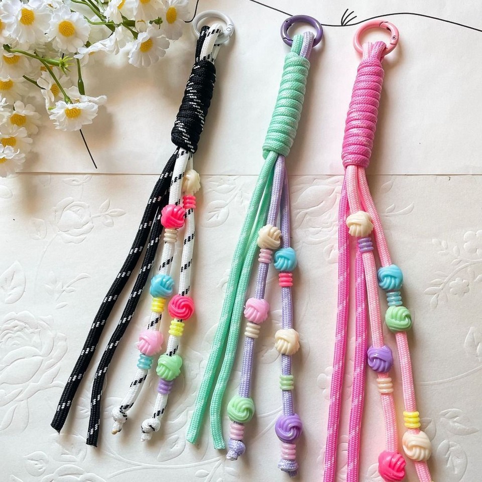 Keychain Clothing Personalized Weaving New Colorful Creative Weaving ...