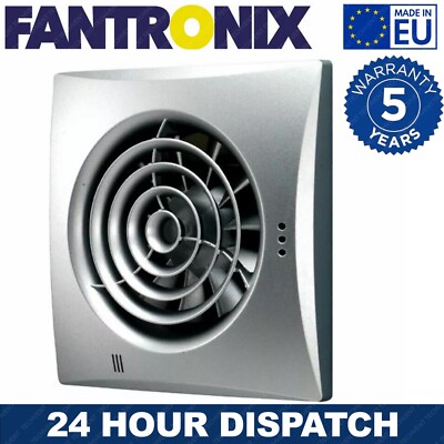 100mm Chrome Extractor Fan + Timer for Bathroom & Shower 4" | eBay UK