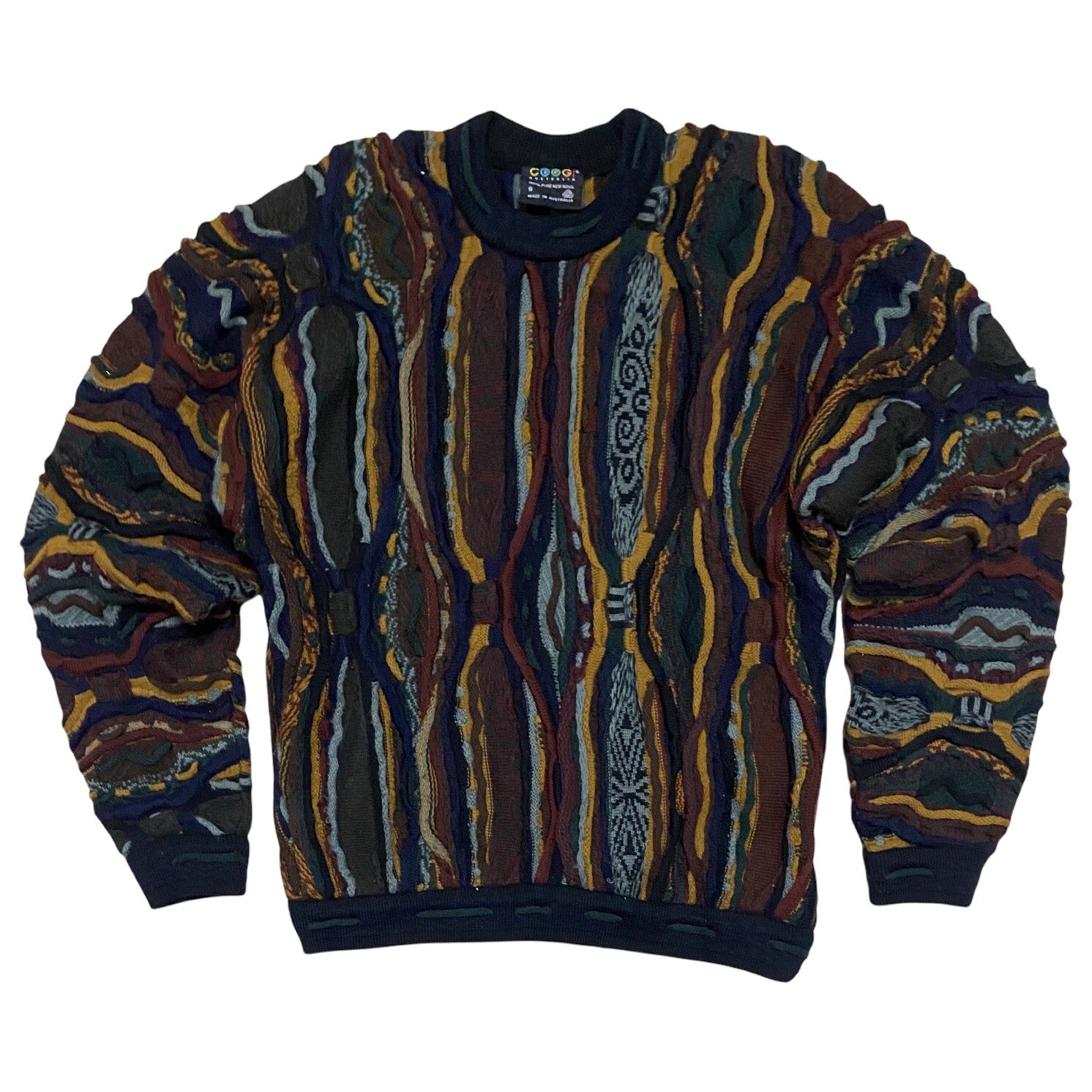 VTG Coogi Wool Multicolor Sweater Men’s Size S | eBay