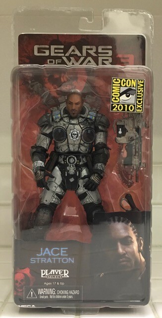 Gears Of War 3 Jace Stratton NECA Figure ~ SDCC 2010 Exclusive ~ NIB | eBay