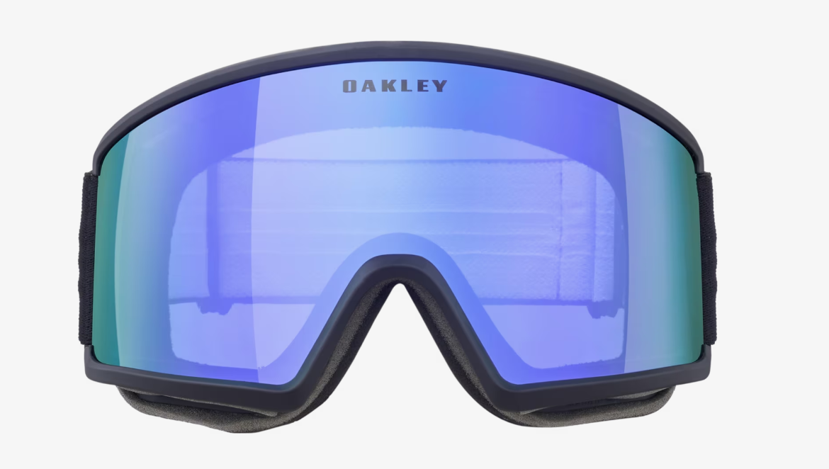 Oakley 7120 14 Target Line L Mask Snow Goggles Matte Blk Violet Iridium ...