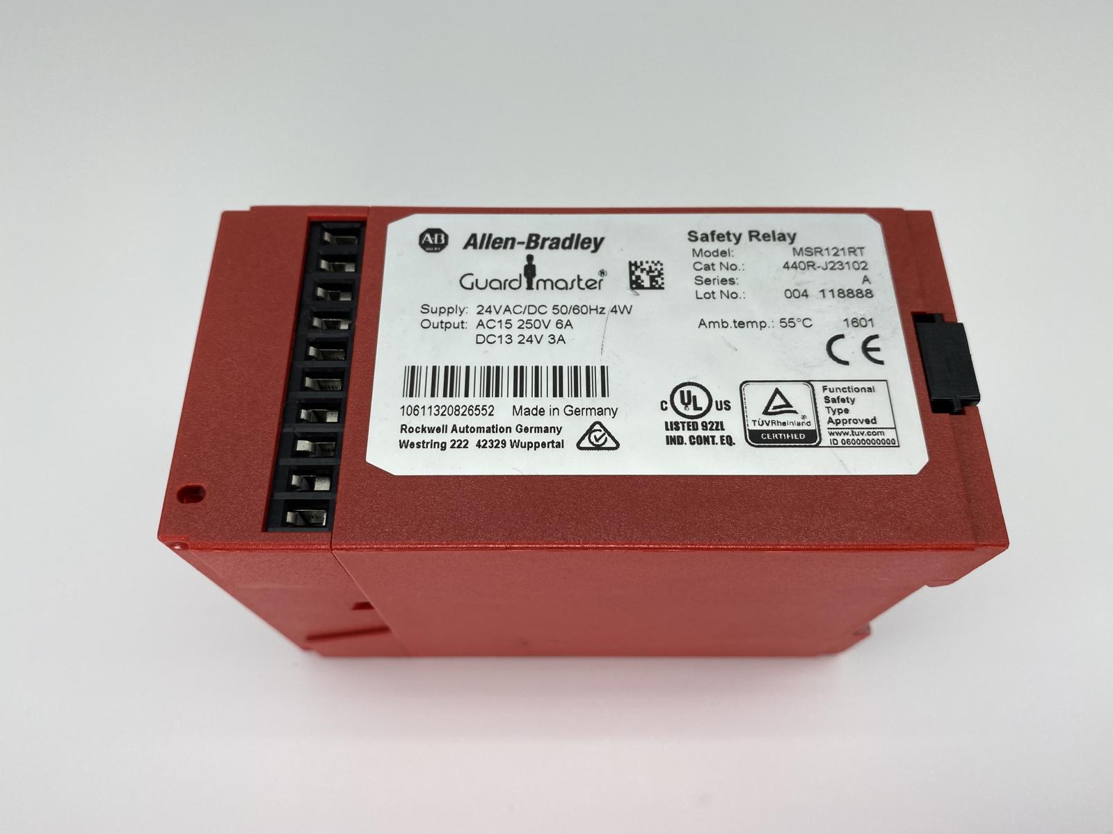 Allen Bradley Sicherheitsrelais MSR121RT Safety Monitoring Relay 440R ...