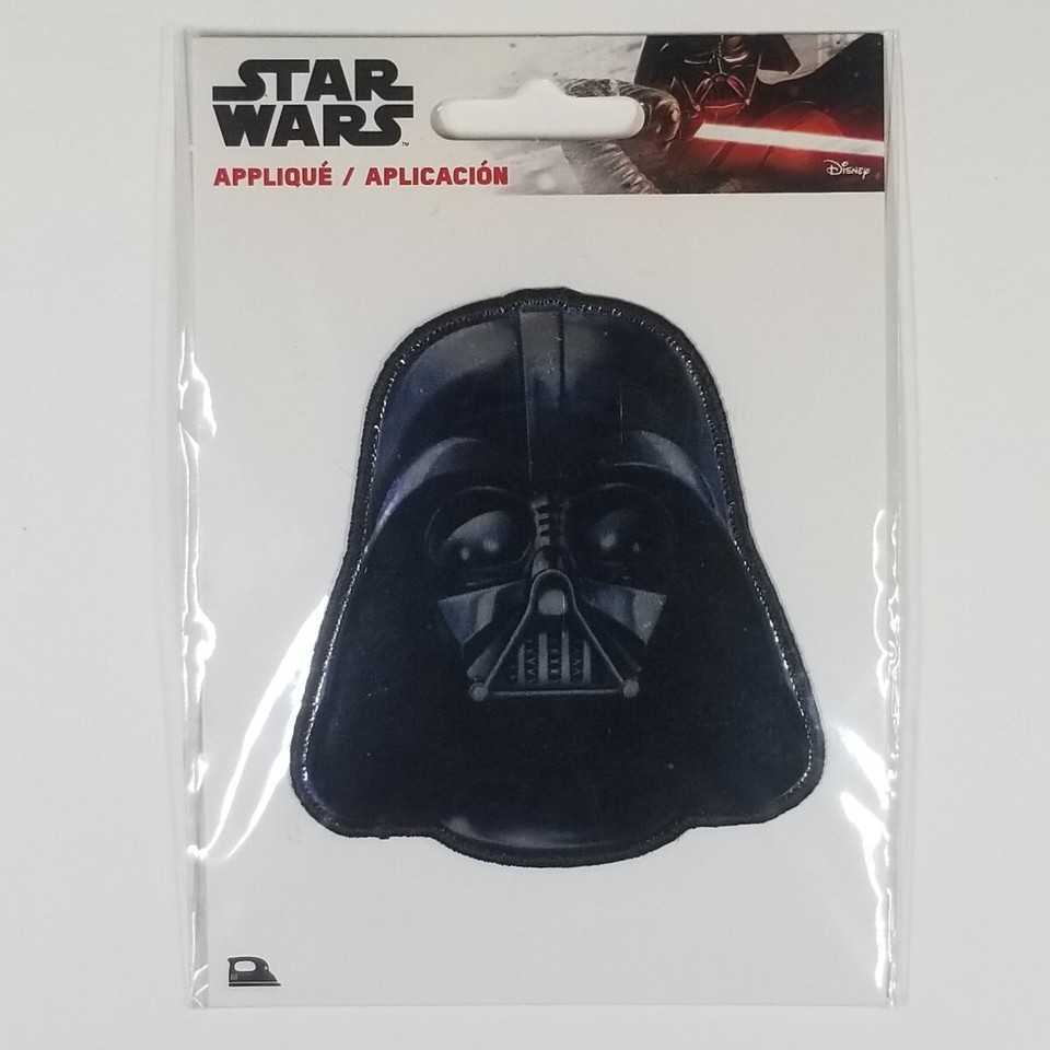 STAR WARS DARTH VADER REFLECTIVE IRON ON SEW ON APPLIQUE PATCH JACKET ...