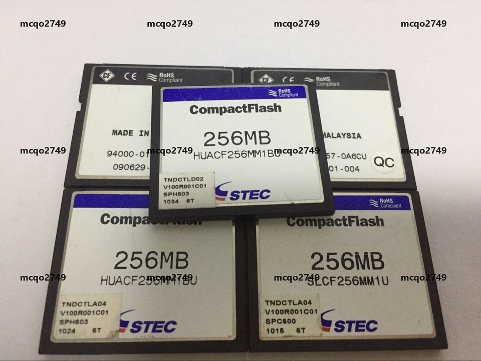5X STEC 256MB CompactFlash CF Card 256MB CF Memory Card | eBay