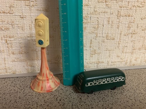 Old Soviet toys traffic light model car machine bus. Vintage USSR | eBay