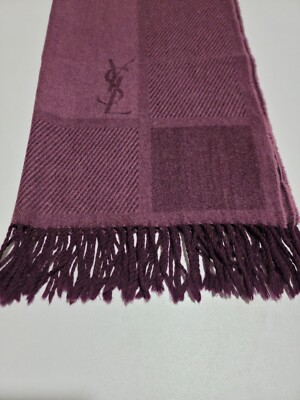 YSL shawl for women ultimate luxurious wool fabric - Yves Saint Laurent ...