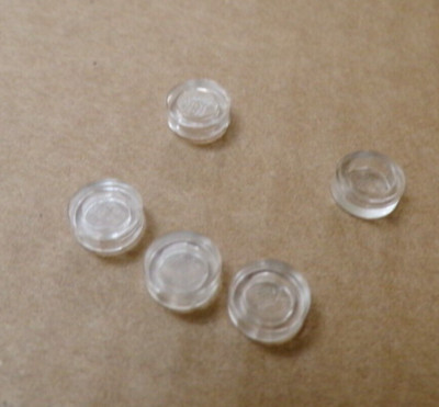 Lego x8 Translucent Clear 1x1 Round Tiles, 98138 (028-206) | eBay