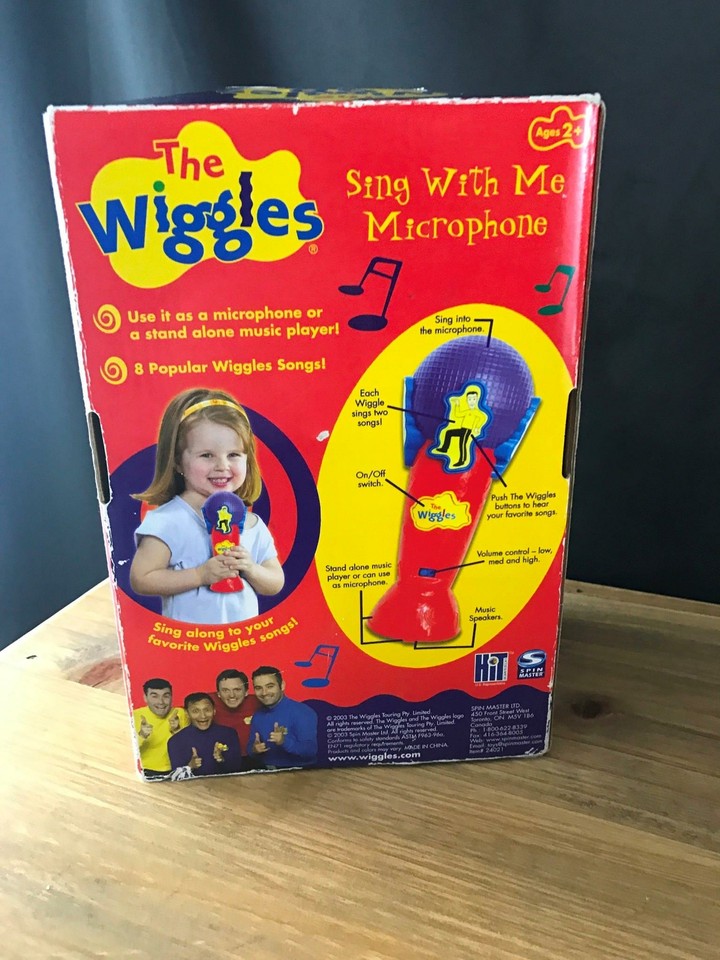 2003 RARE HTF NIB THE WIGGLES SING WITH ME MICROPHONE WORKING SEALED ...