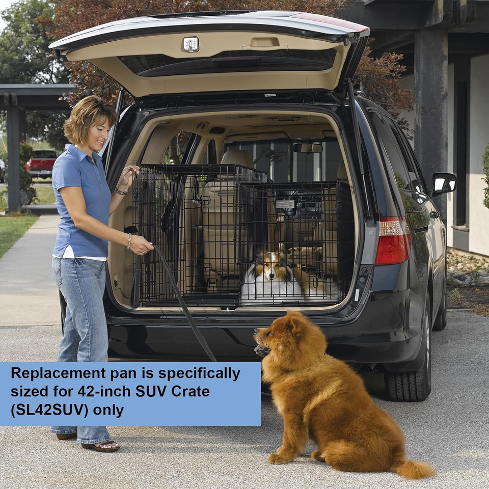 Pan 42 Inch Long Midwest SUV Dog Crate; 41.34L X 20.48W X 1.19H Inches ...