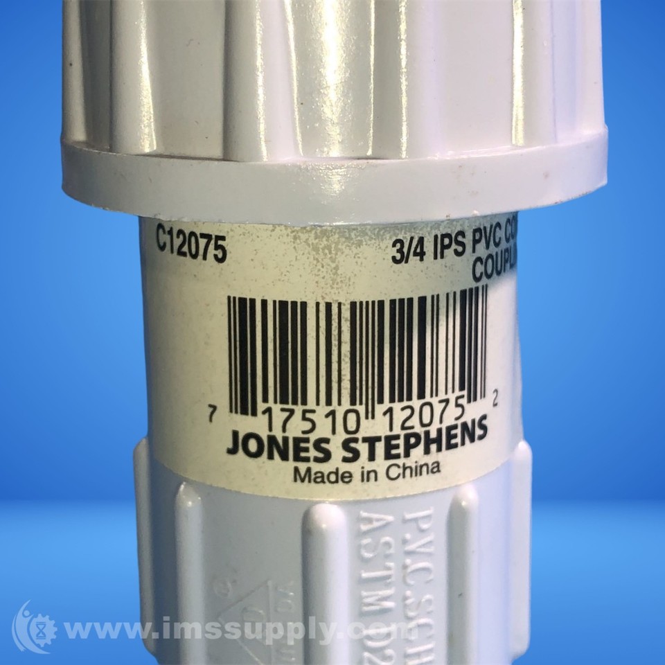 Jones Stephens C12075 PVC IPS Compression Coupling FNIP | eBay