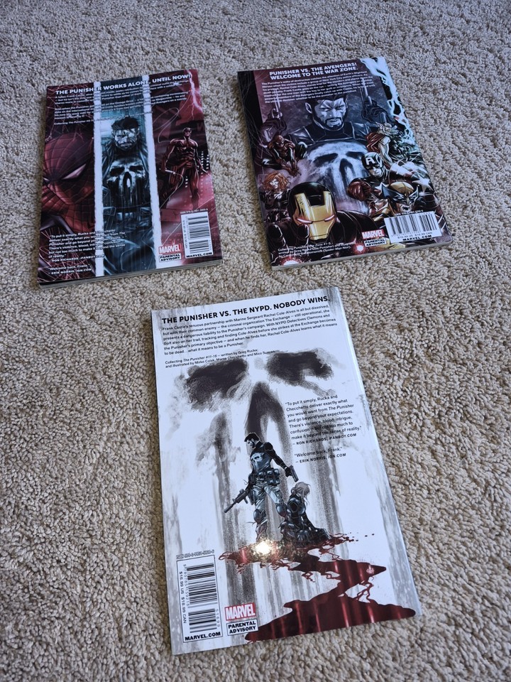 Marvel The Punisher Graphic Novel Book Lot War Zone Rucka X3 | eBay UK