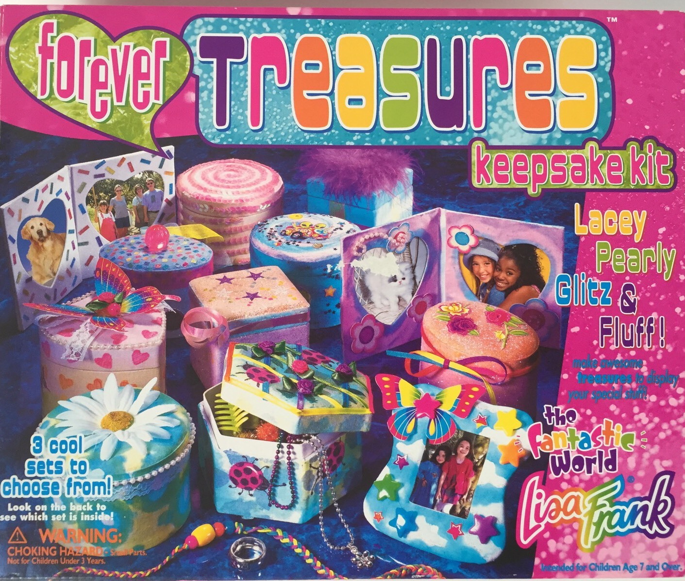 Lisa Frank Craft Kit Vintage Forever Treasures Keepsake Frame Box Set ...