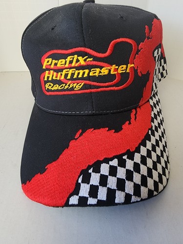 Prefix Huffmaster Racing Hat Adjustable Strap Checkered Paint | eBay
