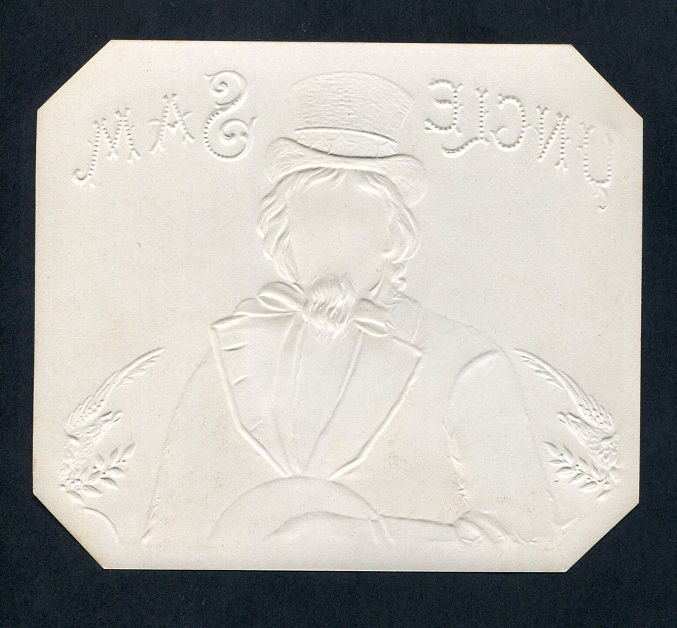 SCARCE Old Original UNCLE SAM Cigar Label - GLOBE - SHIPS - PLANTATION ...