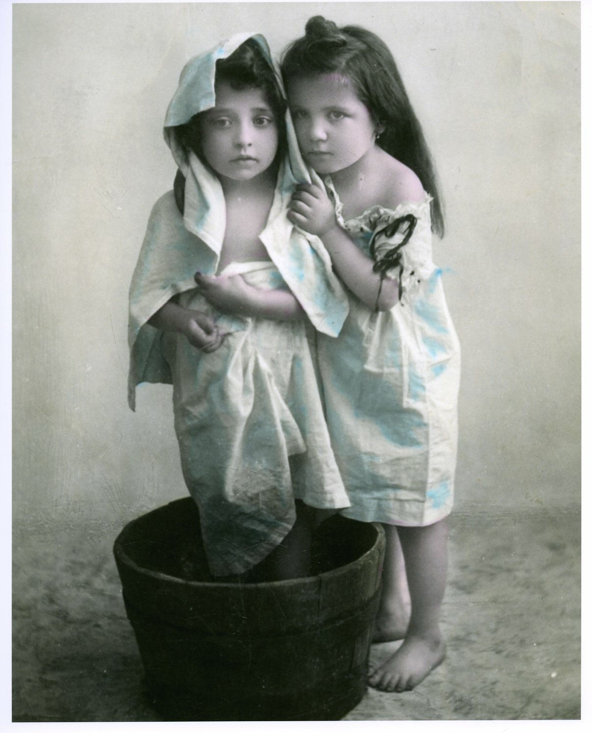 Vintage Bath Antique Bathing Antique Bath Old Time Wash Tub Taking A ...