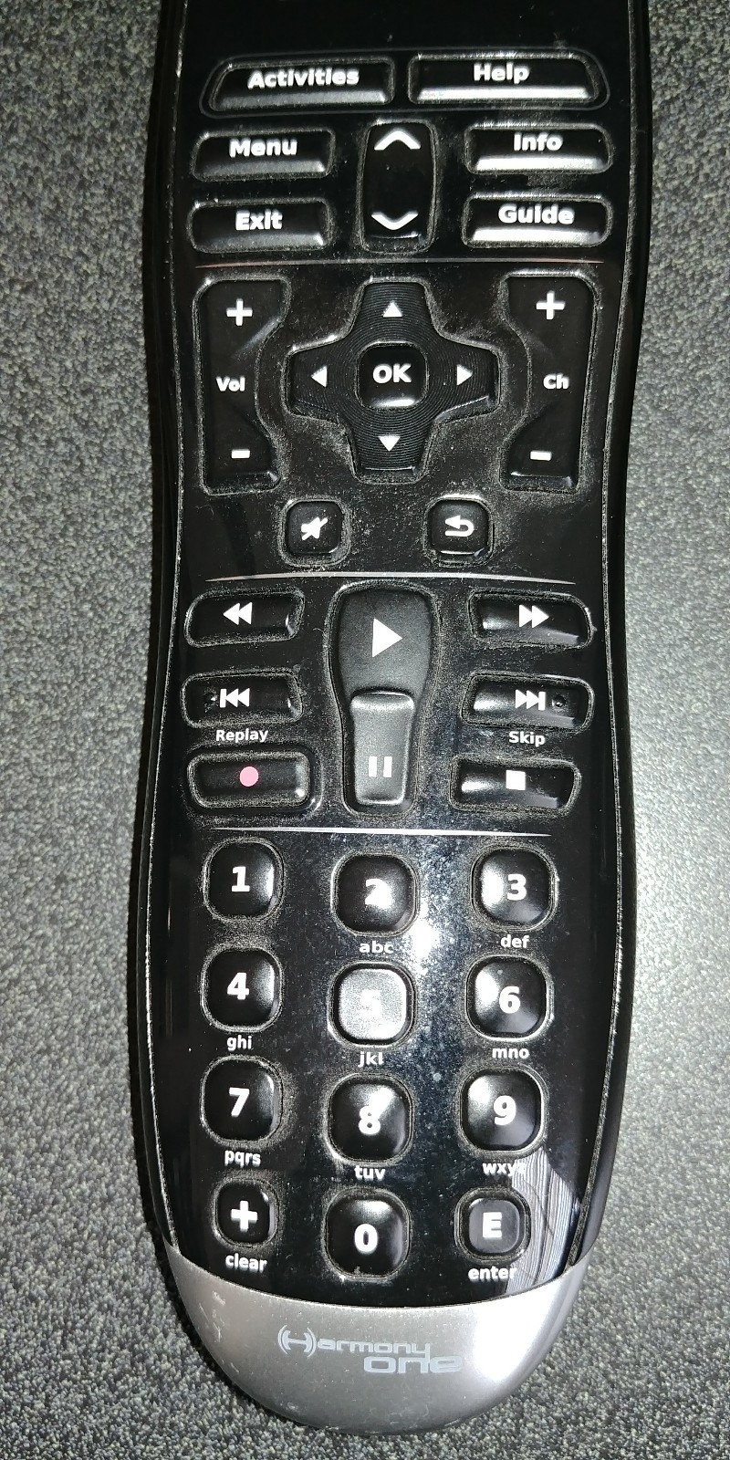 Logitech Harmony One Remote & CHARGING DOCK CRADLE 815-000038 L-LW20 | eBay