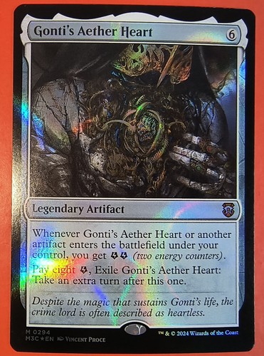 GONTI'S AETHER HEART *Ripple Foil* - M3C #0294 - NM - MTG Magic /MYTHIC ...