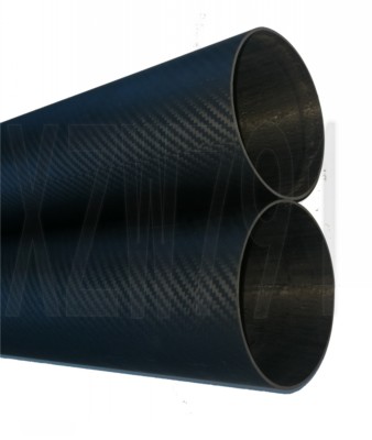 100MM OD x 96MM ID Carbon Fiber Tube 3k 500MM Long carbon pipe (Roll ...