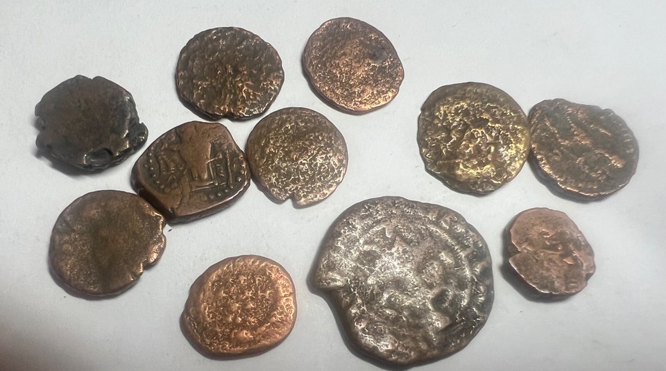 Ancient Coins Roman Greek Lot Genuine Dug In Europe #86 | eBay