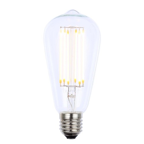 Litecraft Light Bulb 6W E27 Edison Screw LED Filament Teardrop Fitting ...