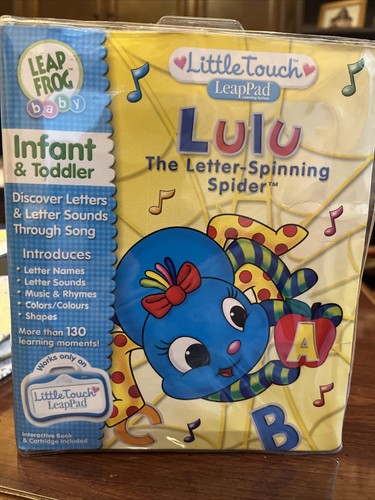 Leap Frog Little Touch Leap Pad Lulu The Letter Spinning Spider Infant ...