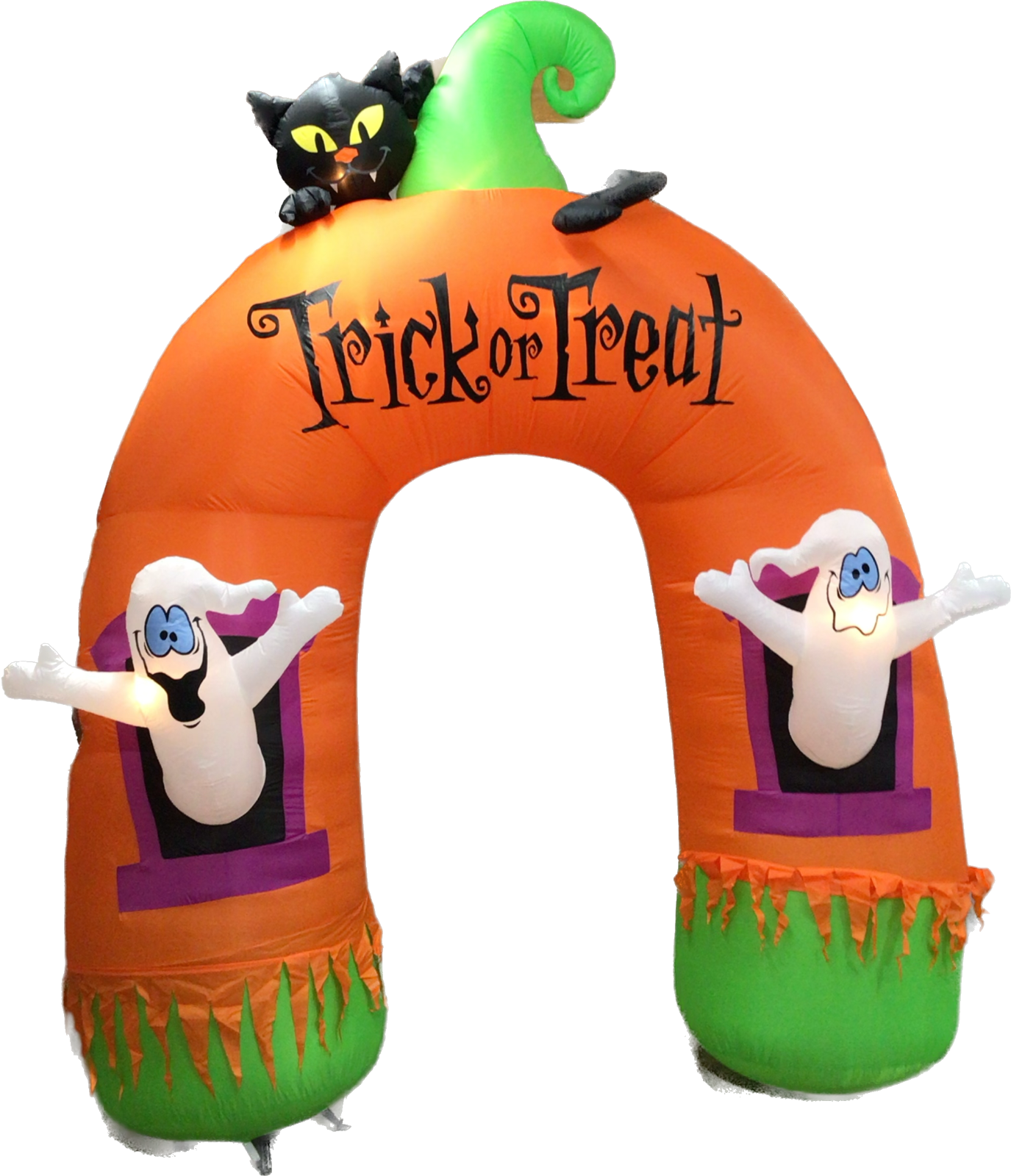 10ft Gemmy Airblown Inflatable Prototype Halloween Trick or Treat Arch ...