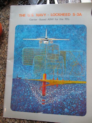 *Very Rare Original Ad Brochure on Lockheed S3A Viking w/initial press ...