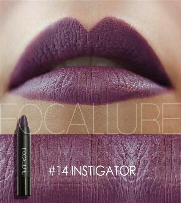 Focallure Matte Metallics Crayon Lipstick - 27 Shades | eBay UK