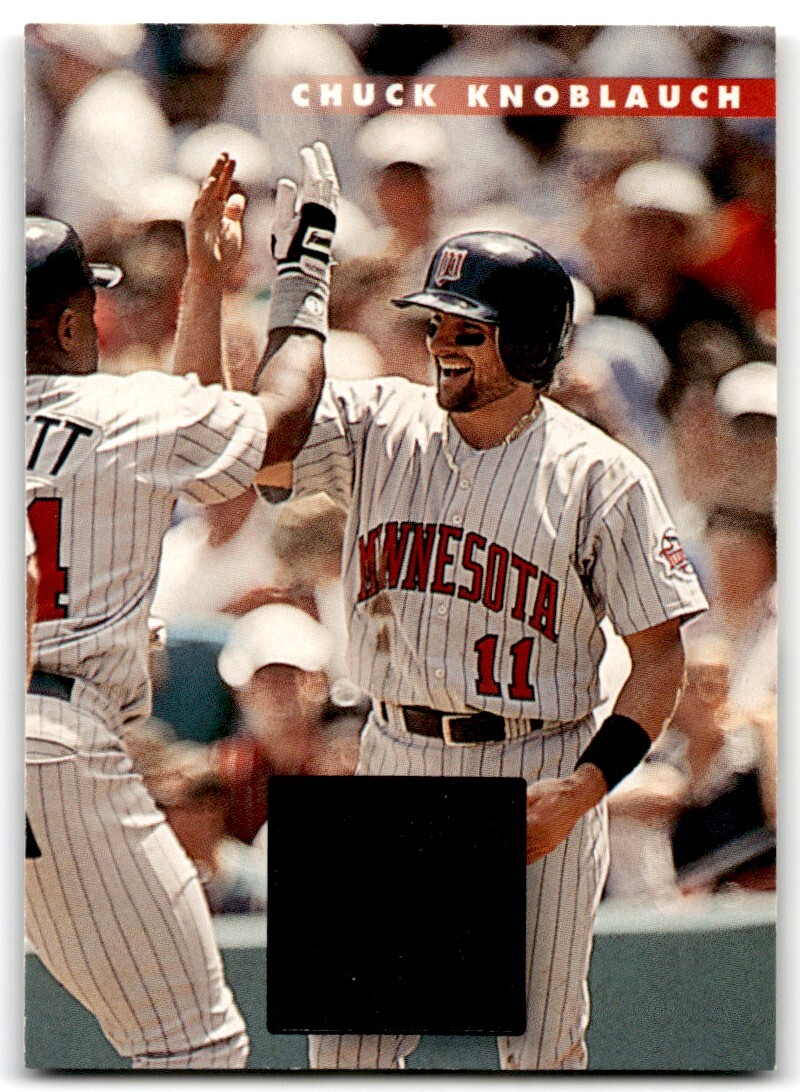 1996 Donruss Chuck Knoblauch Minnesota Twins #536 | eBay